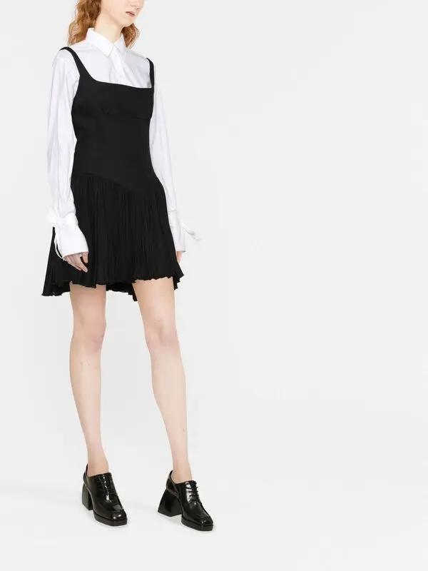 GIOVANNI BEDIN Square Neck Corset Minidress