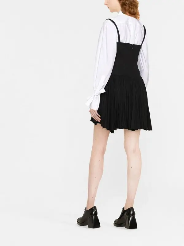 GIOVANNI BEDIN Square Neck Corset Minidress