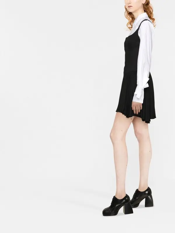 GIOVANNI BEDIN Square Neck Corset Minidress
