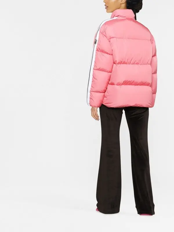 Palm Angels Side-stripe Puffer Jacket
