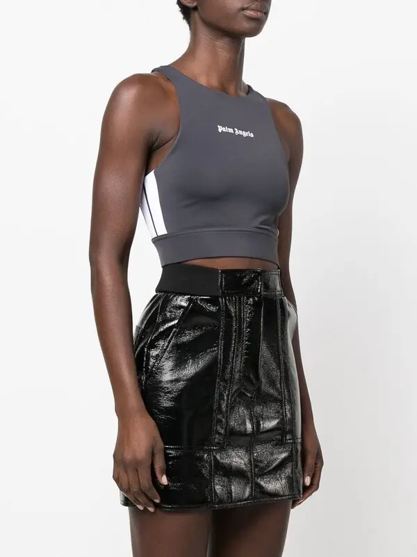 Palm Angels Logo-print Compression Top