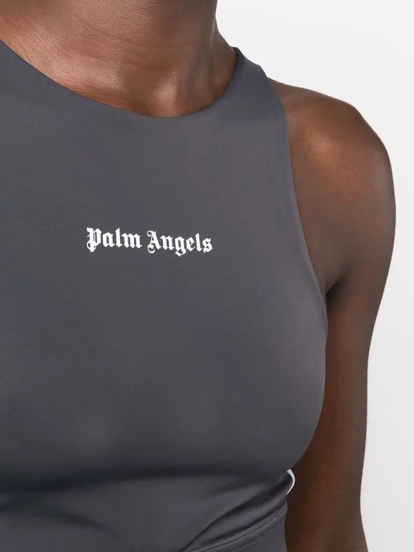 Palm Angels Logo-print Compression Top