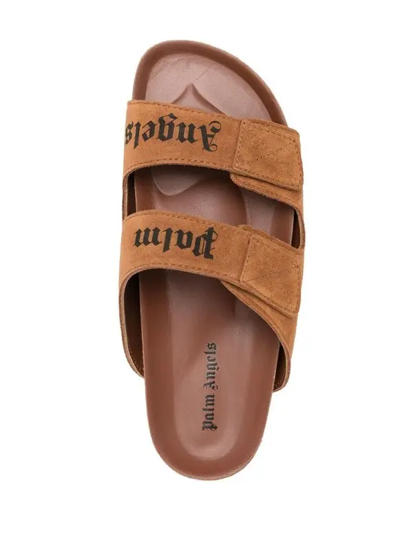 Palm Angels Touch-strap Flap Sandals