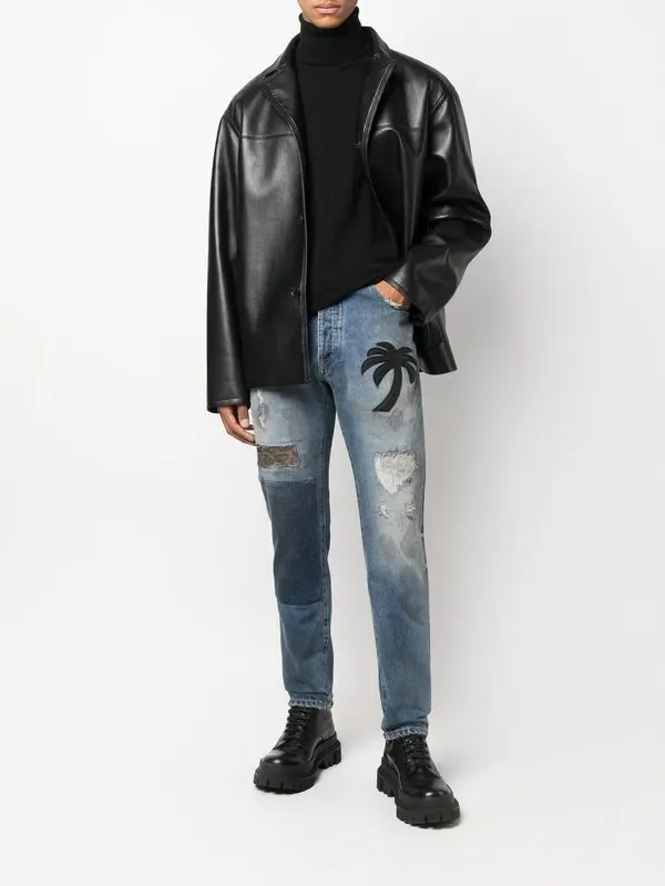 Palm Angels Straight-leg Jeans