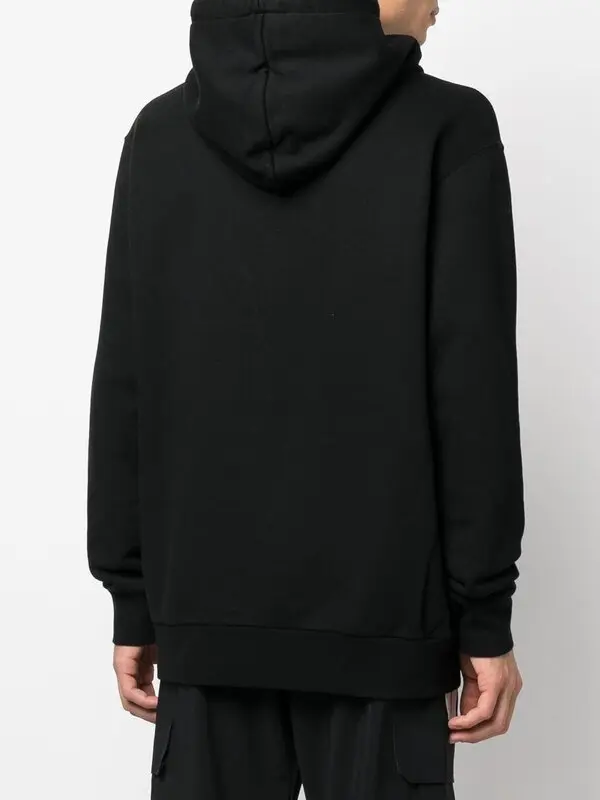 Palm Angels Rhinestone-embellished Logo Print Hoodie