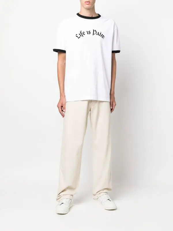 Palm Angels Slogan-print Short-sleeve T-shirt