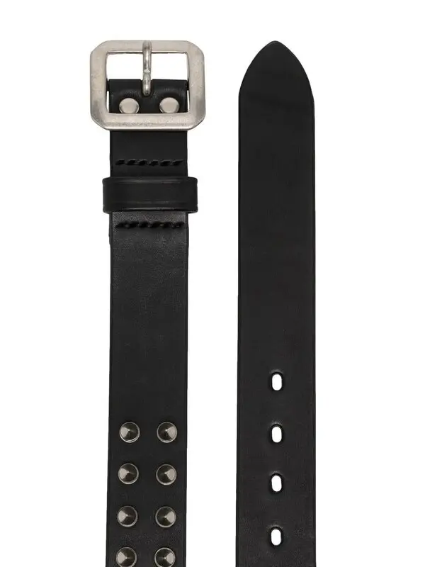Junya Watanabe Studded Leather Belt In Black - 50% Off | Editorialist