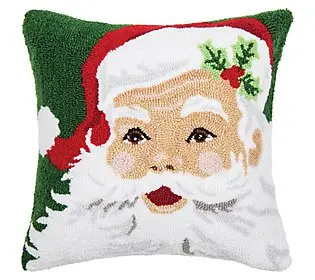 VALERIE PARR HILL 18' X 18' Santa Claus Throw Pillow Valerie - One-color