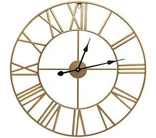 SORBUS Analog Wall Clock 24' Roman Numeral St Yle