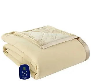 SHAVEL Micro Flannel Ultra Velvet Full Electri Blanket - One-color