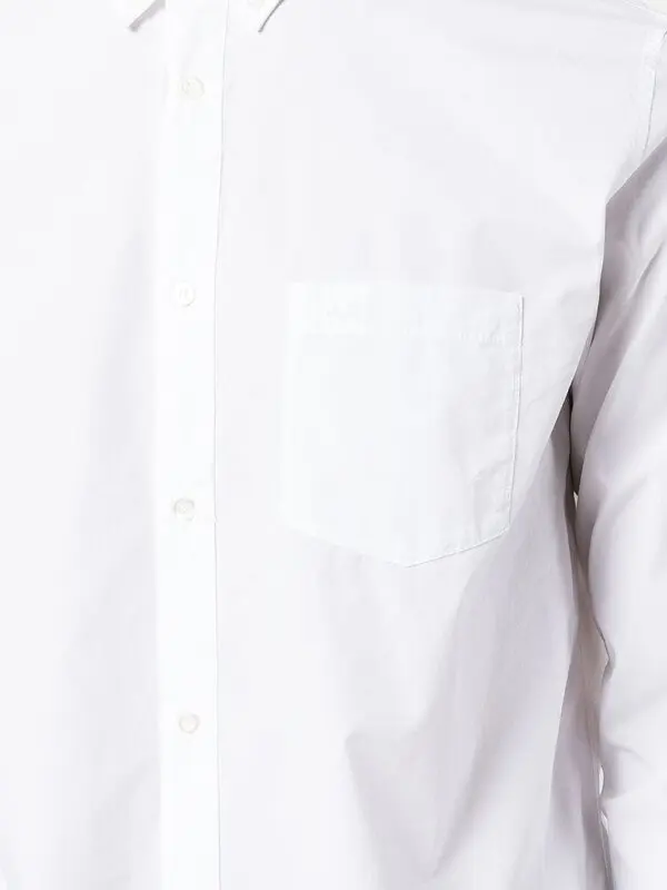 A.p.c. Edouard Button-collar Chemise Shirt - White