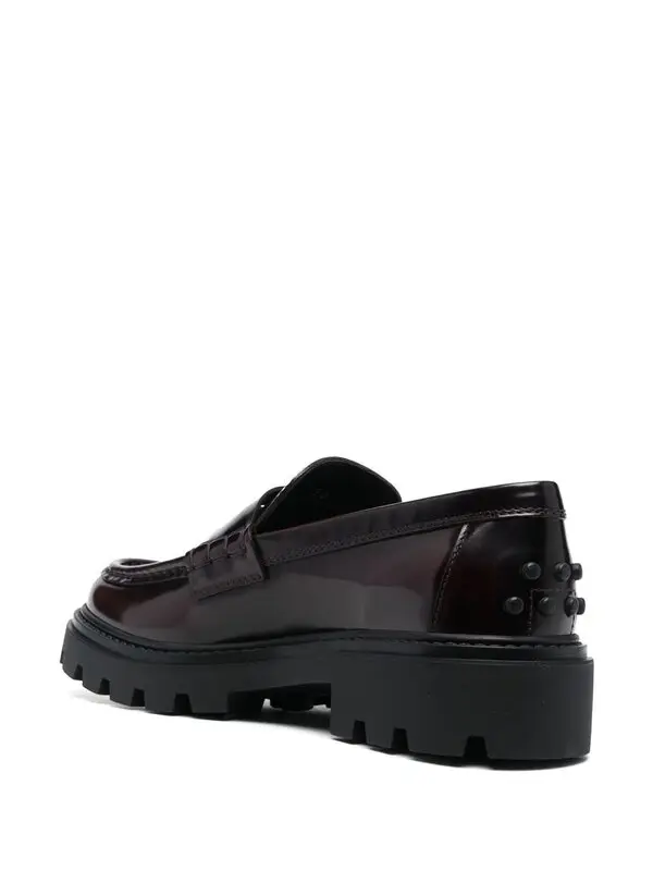 TOD'S Semi-patent Leather Loafers