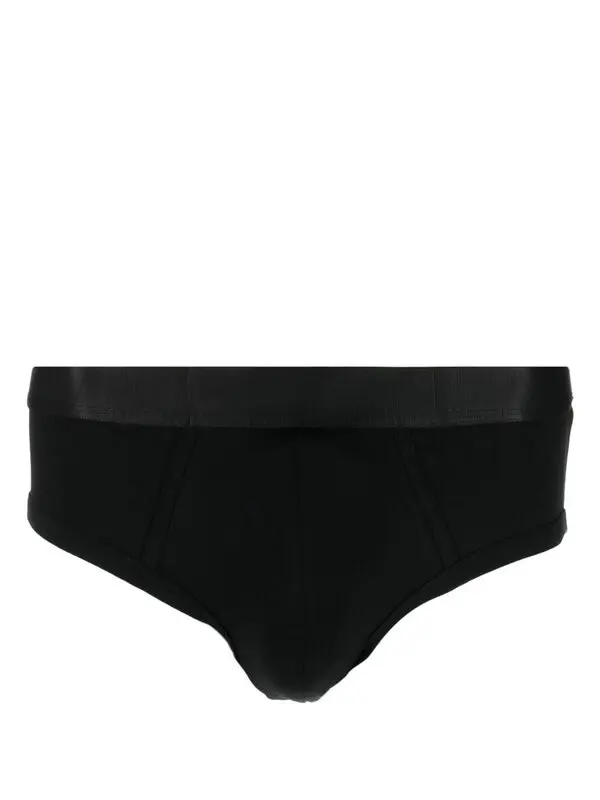 CDLP Logo-waistband Briefs - Black