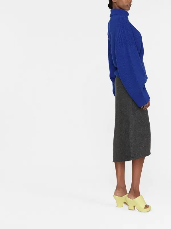 Attico Roll-neck Ribbed Jumper