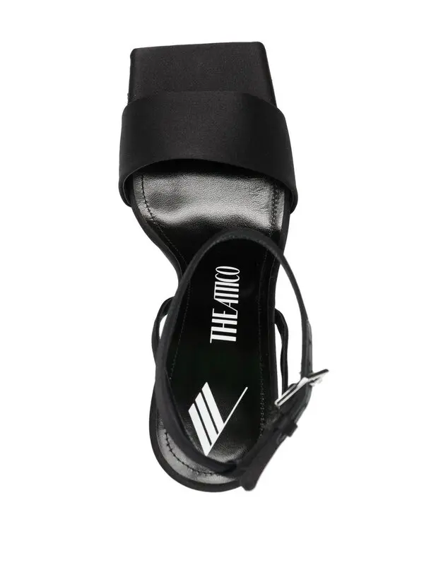 Attico Cheope 105mm Sandals - Black