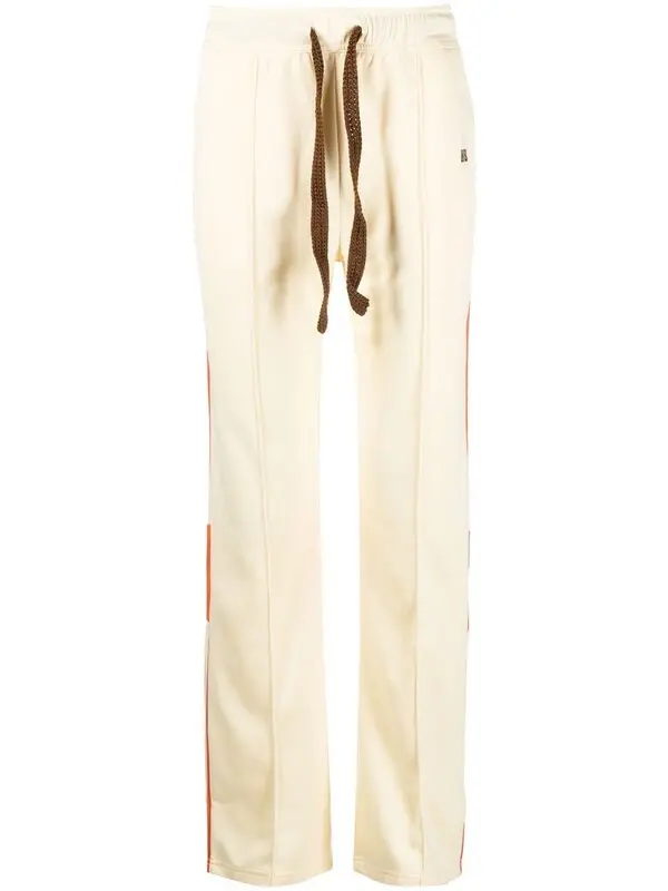 WALES BONNER Contrast Panel Track Pants - Yellow
