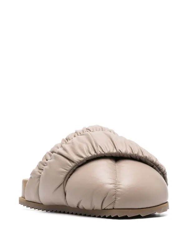 YUME YUME Tent Padded Mules - Neutrals