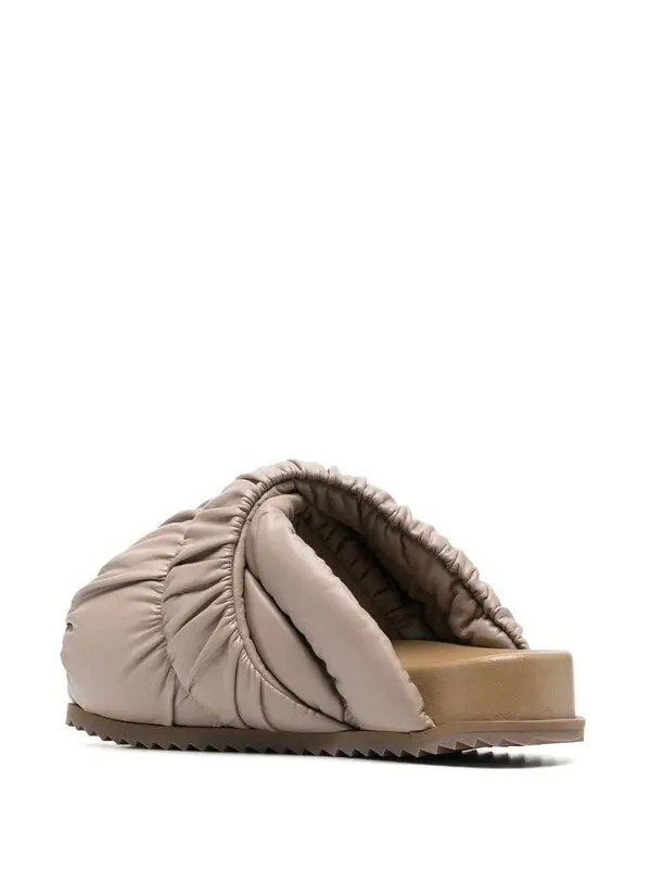 YUME YUME Tent Padded Mules - Neutrals