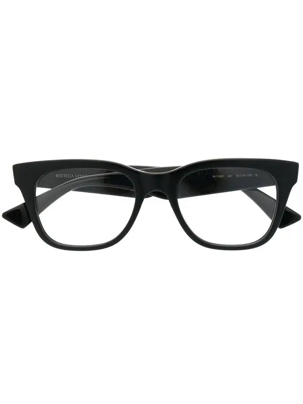 Bottega Veneta Logo Square-frame Glasses