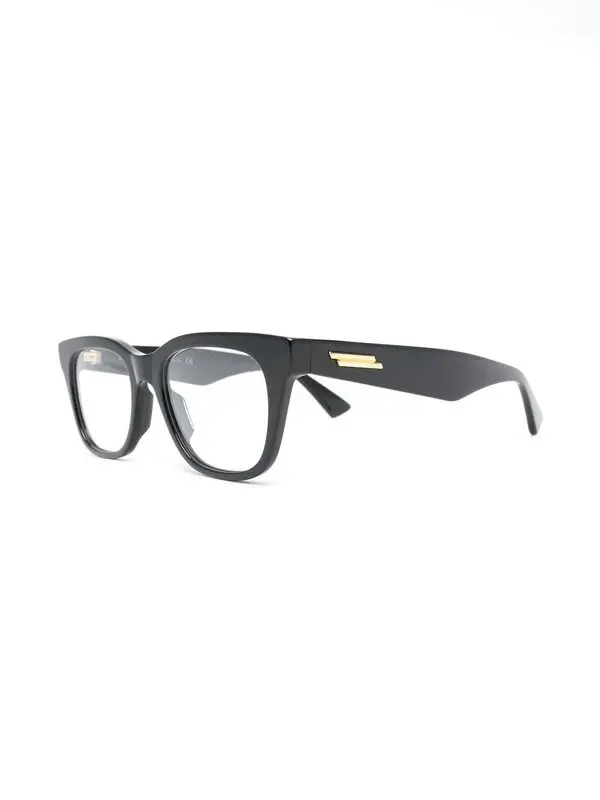Bottega Veneta Logo Square-frame Glasses