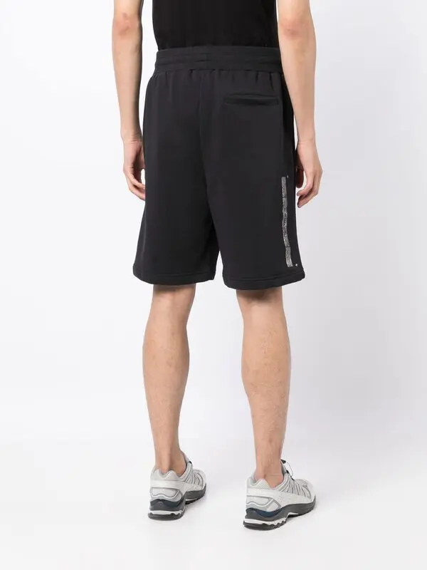 A-COLD-WALL* Foil Grid Track Shorts