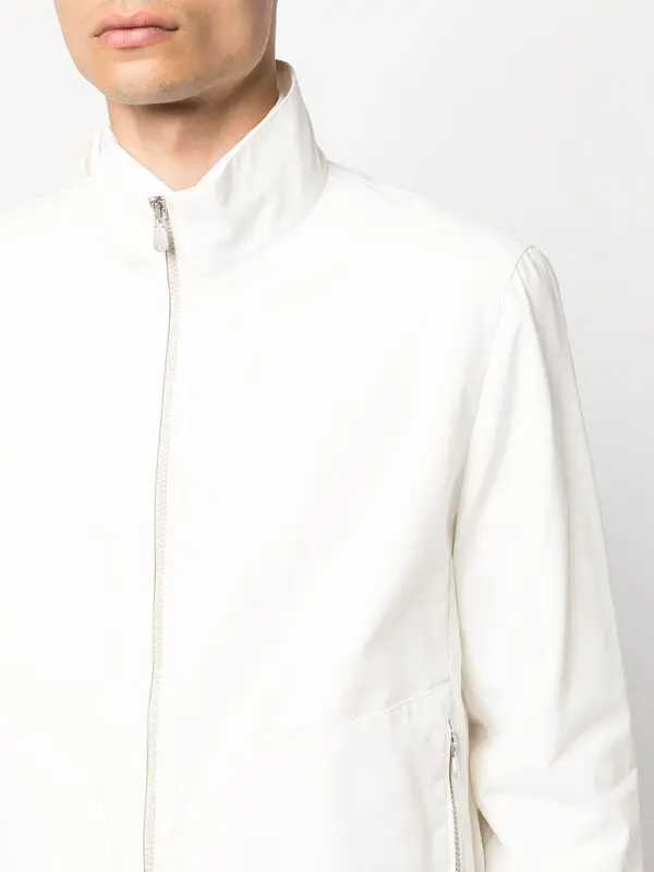 Brunello Cucinelli Funnel-neck Cotton Jacket