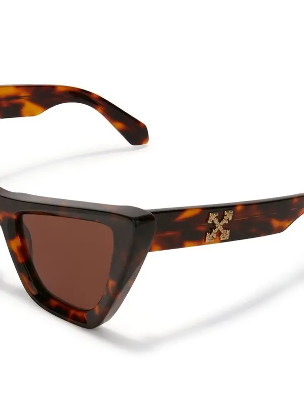 Off-White Edvard Cat-eye Sunglasses - Brown