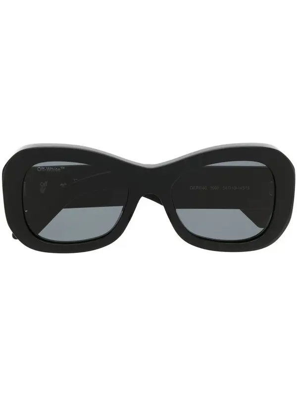 Off-White Oval-frame Sunglasses - Black