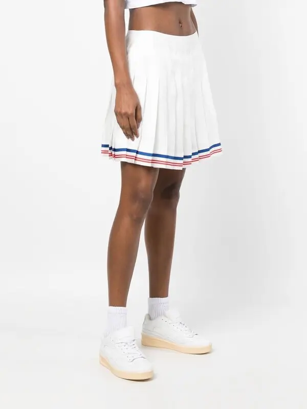 Casablanca Pleated Skirt - White