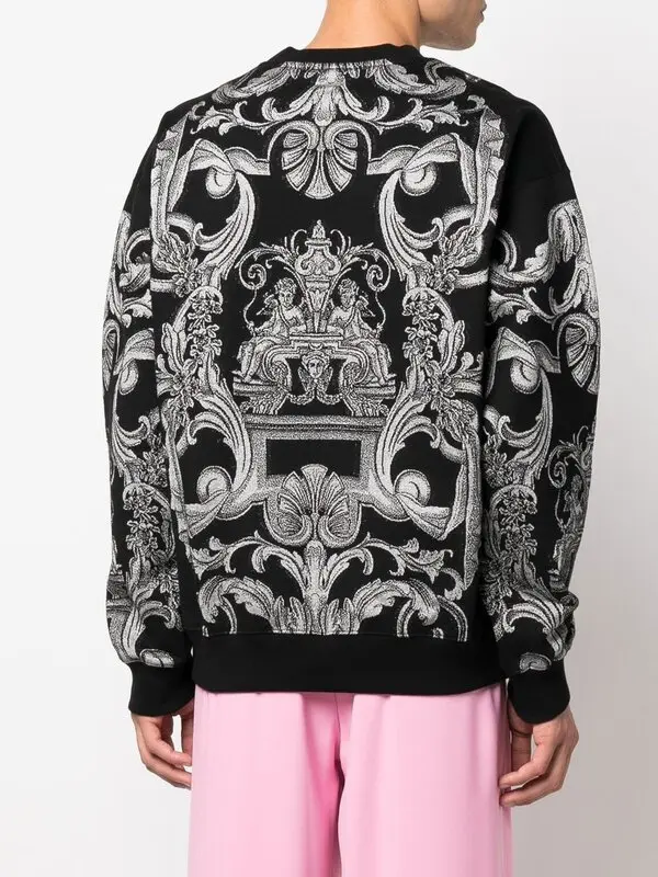 Versace Barocco-print Sweatshirt