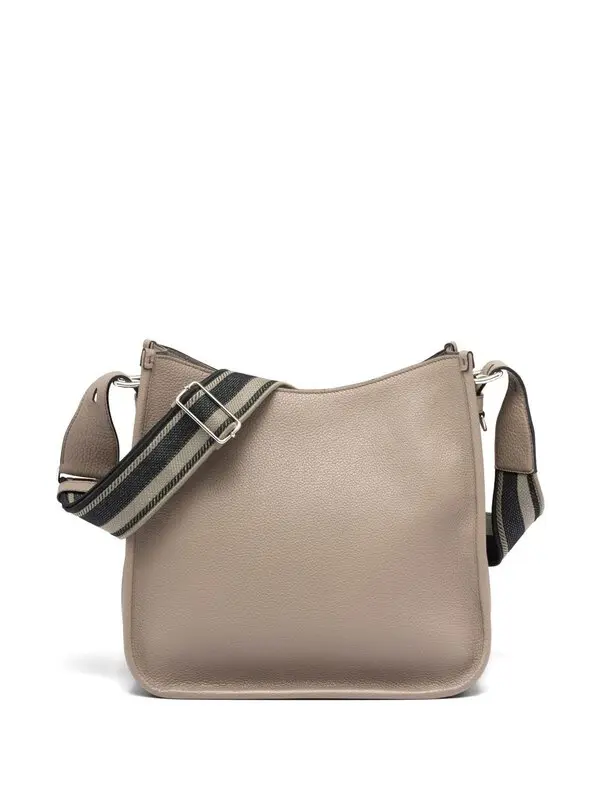 Prada Logo Plaque Shoulder Bag