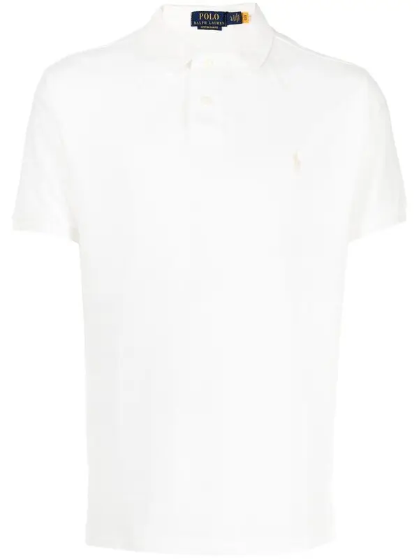 Polo Ralph Lauren Logo-embroidered Polo Shirt - White