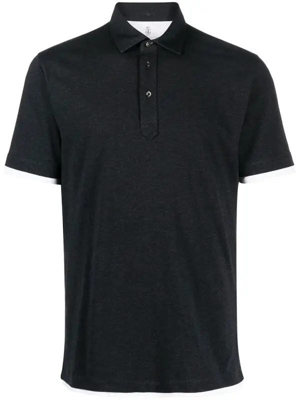 Brunello Cucinelli Layered Polo Shirt