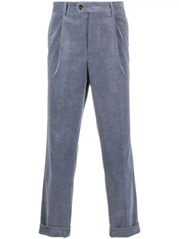 Brunello Cucinelli Corduroy Straight-leg Trousers