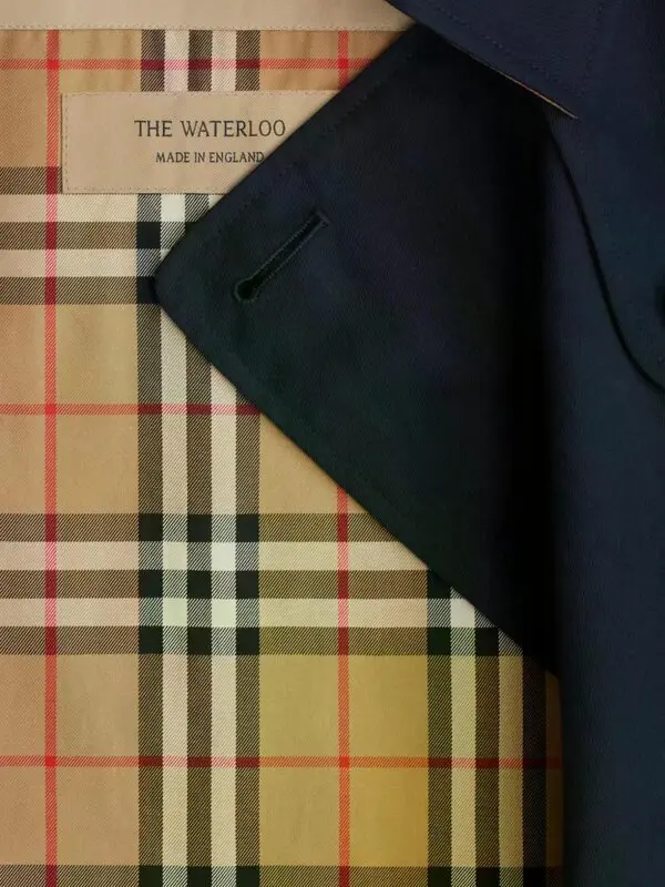 Burberry The Waterloo Heritage Trench Coat - Blue