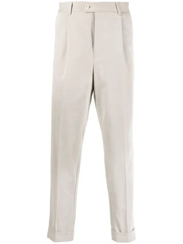 Brunello Cucinelli Straight-leg Cotton Trousers