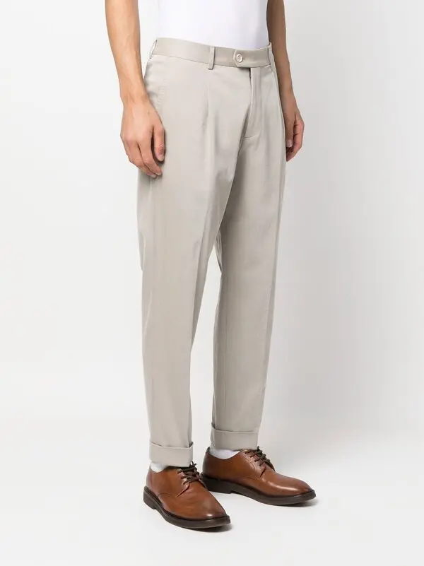 Brunello Cucinelli Straight-leg Cotton Trousers