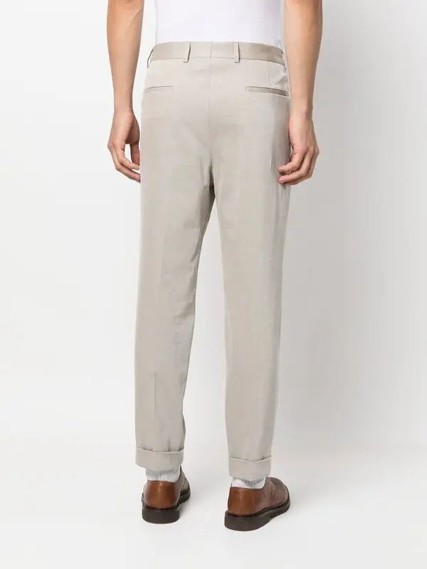 Brunello Cucinelli Straight-leg Cotton Trousers
