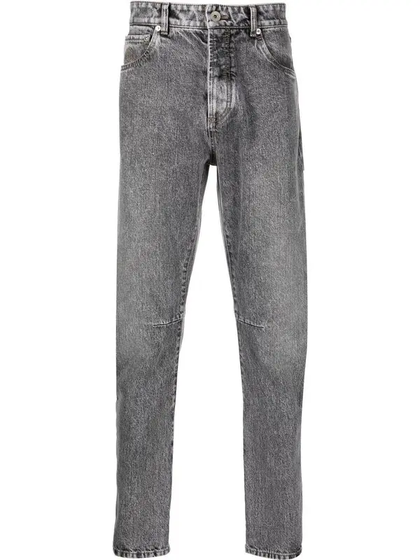 Brunello Cucinelli Stonewash Straight-leg Jeans