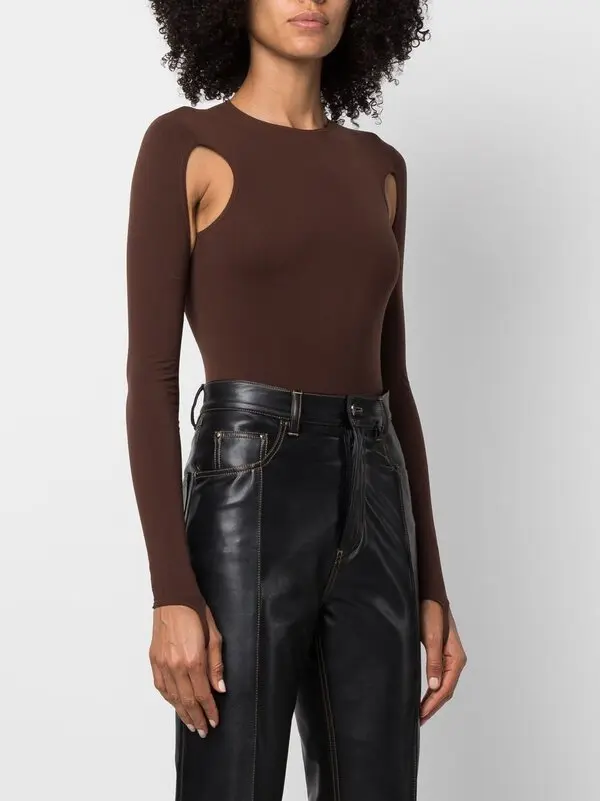 ANDREĀDAMO Cut-out Detail Shirt