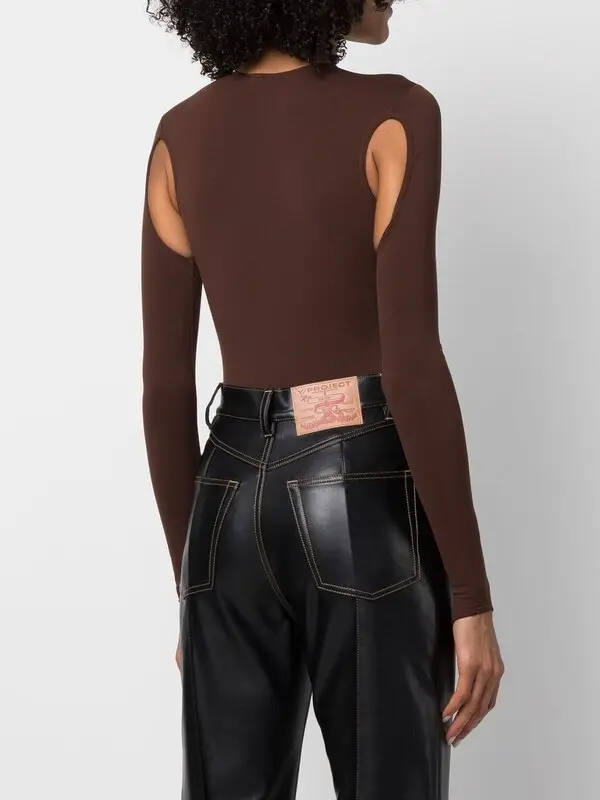 ANDREĀDAMO Cut-out Detail Shirt
