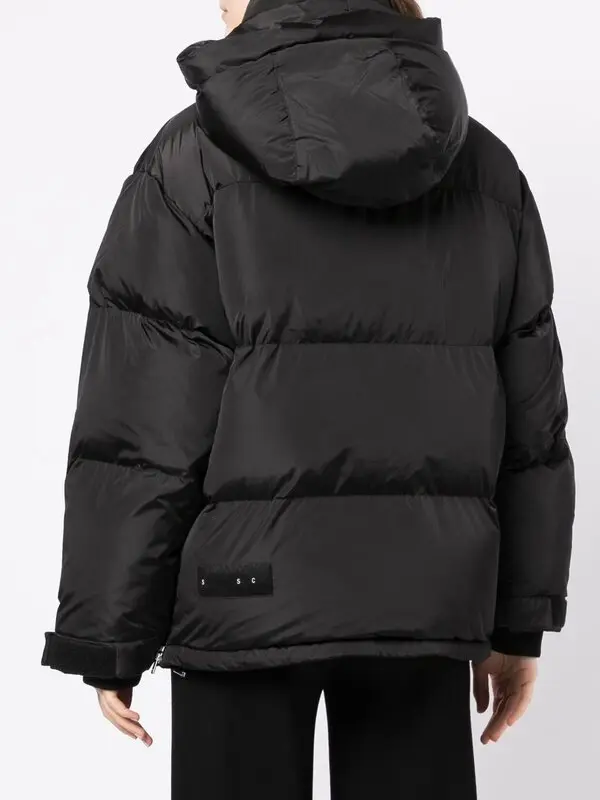 SHOREDITCH SKI CLUB Willow High-neck Puffer Coat