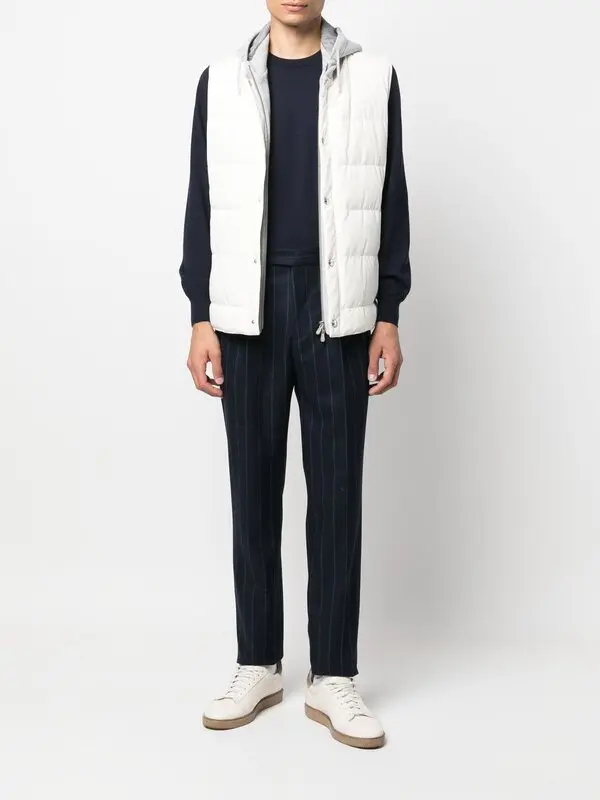 Brunello Cucinelli Pinstripe Straight-leg Trousers