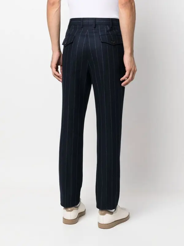 Brunello Cucinelli Pinstripe Straight-leg Trousers