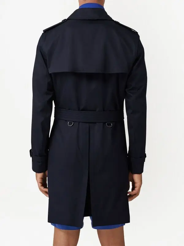 Burberry Kensington Heritage Trench Coat - Blue
