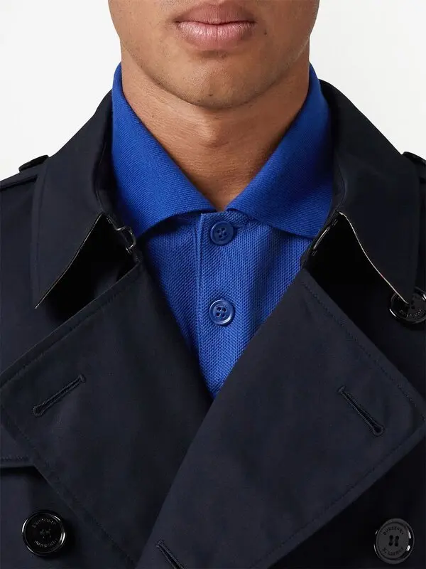 Burberry Kensington Heritage Trench Coat - Blue