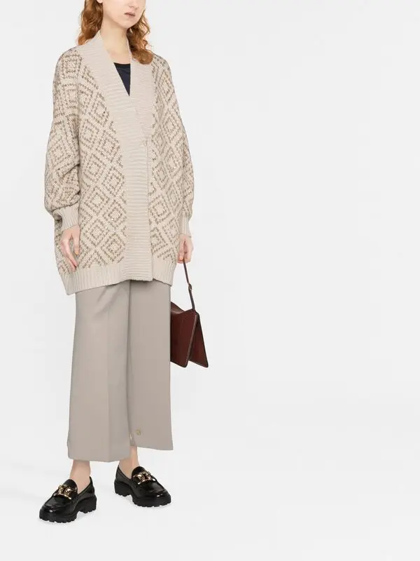 Brunello Cucinelli Jacquard Knit Cardigan