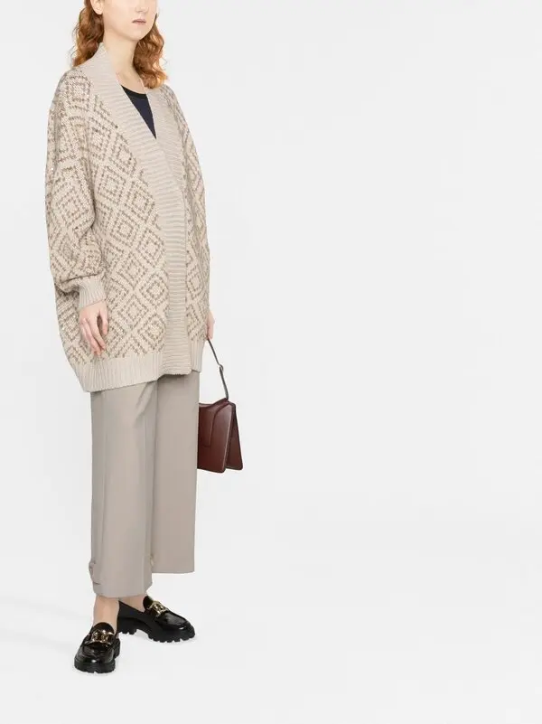 Brunello Cucinelli Jacquard Knit Cardigan
