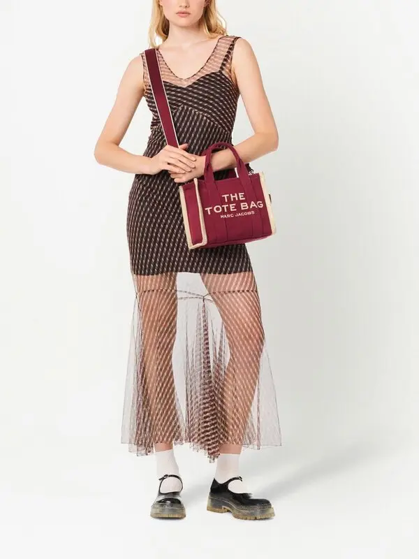 Marc Jacobs Small Logo-detail Tote Bag - Red
