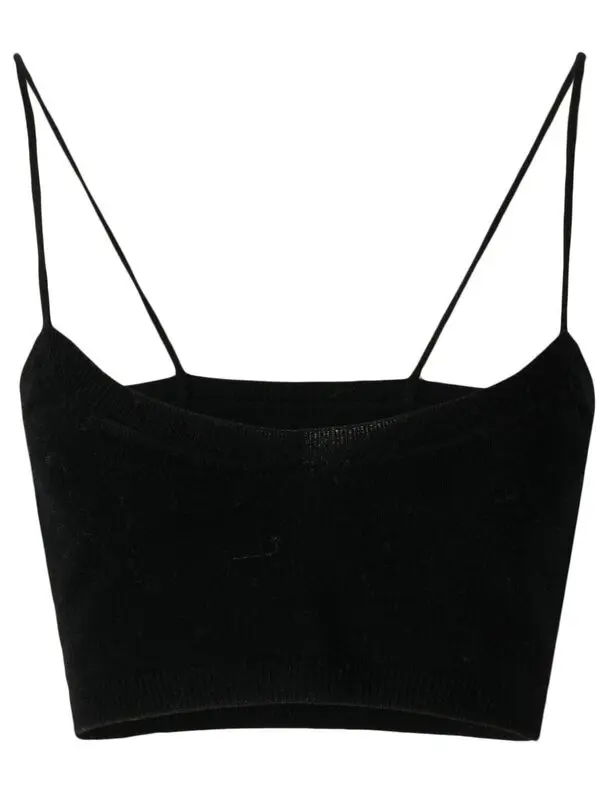 Cashmere In Love Evie Cashmere Bralette - Black